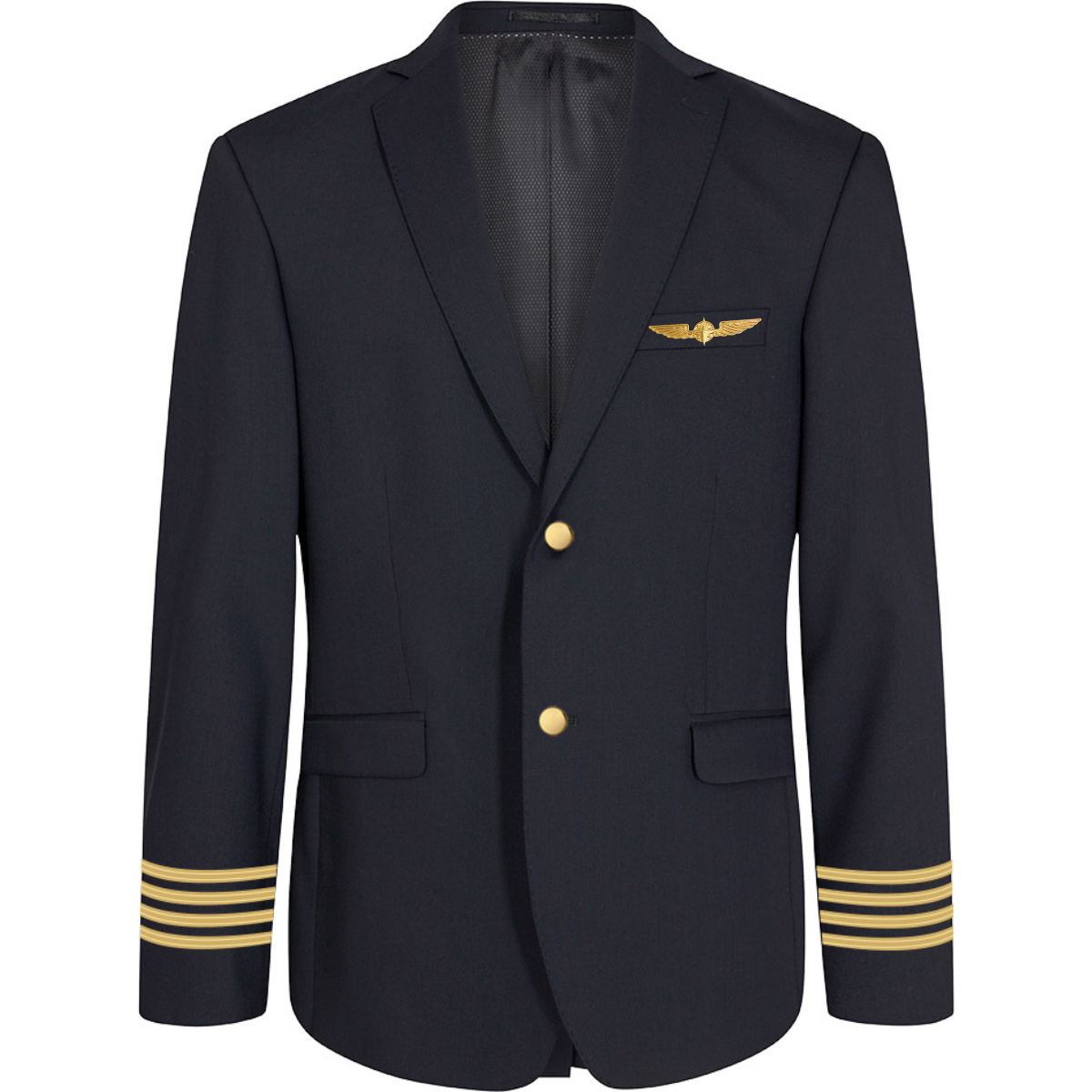 Pilot and Crew Store | Pilot Captain Uniform Blazer - Modern Fit - Gold ...